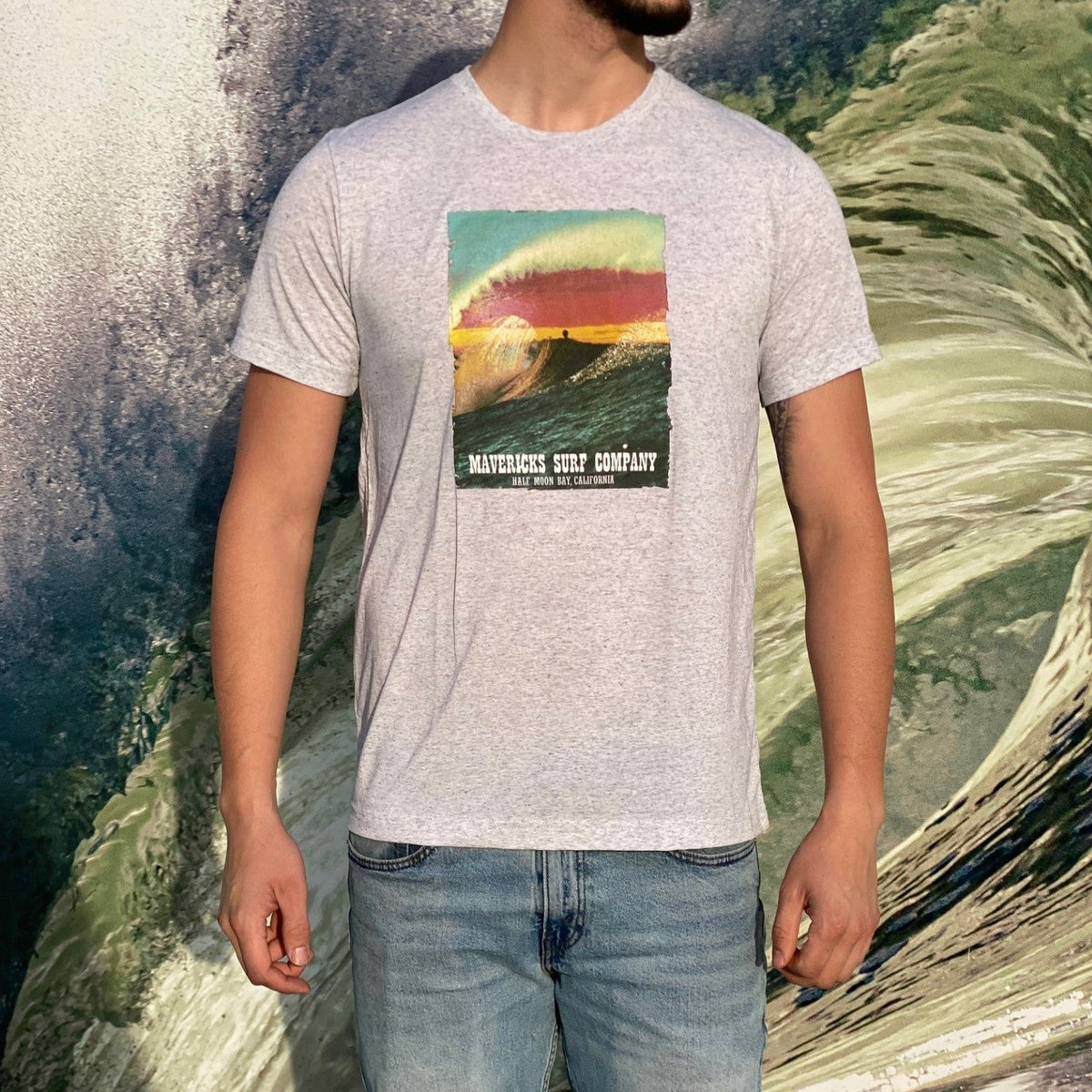 Surreal Sunset Tee – Mavericks Surf Company
