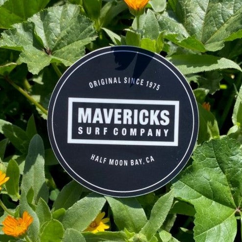 Mavericks Surf Co Round Sticker – Mavericks Surf Company